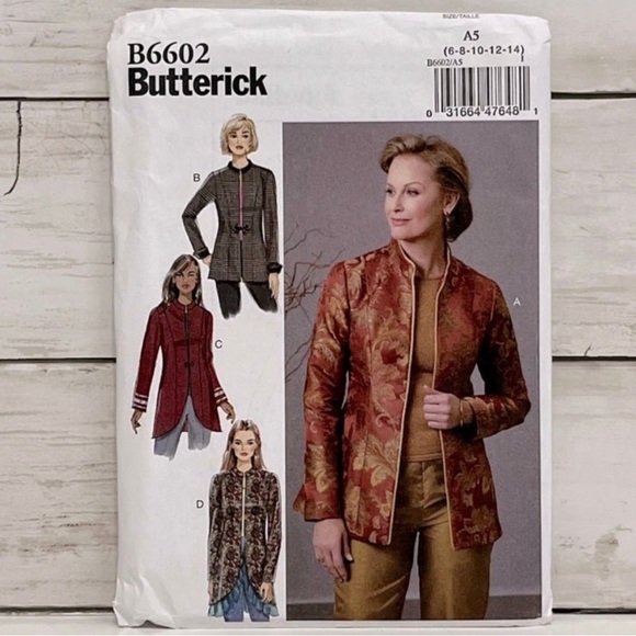 Butterick | Jackets & Coats | 5 For 25 Butterick B662 Womens Sewing ...